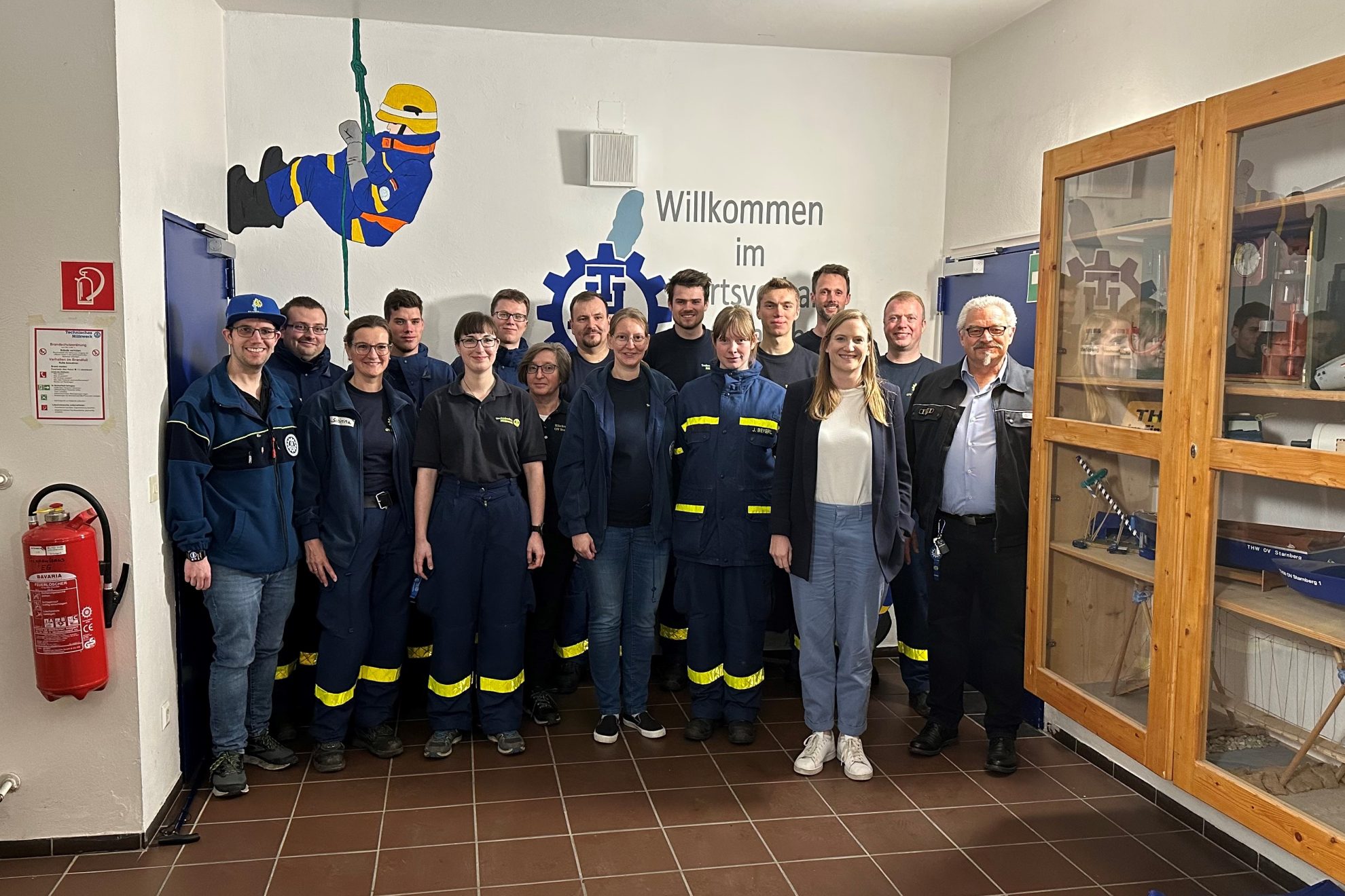 Carmen Wegge zu Besuch beim THW Starnberg › Carmen Wegge